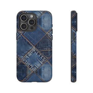 Denim Blue Jeans Texture Phone Case - Stylish & Durable Protection for ...