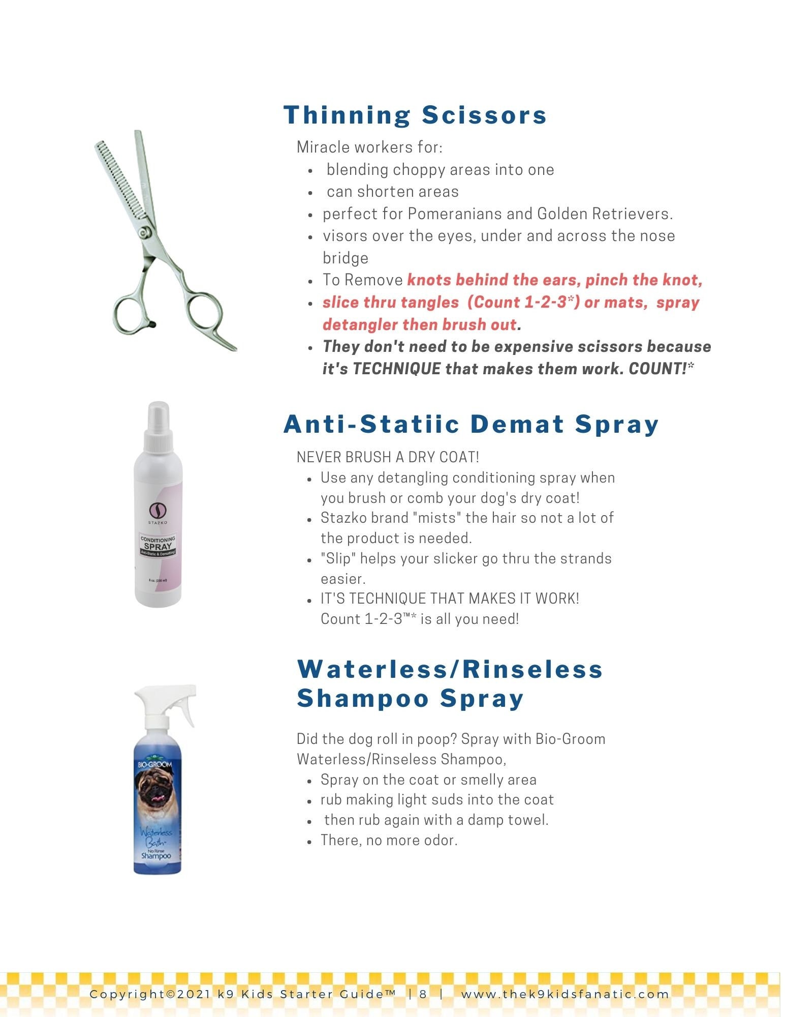 Grooming Checklist Planner - Etsy