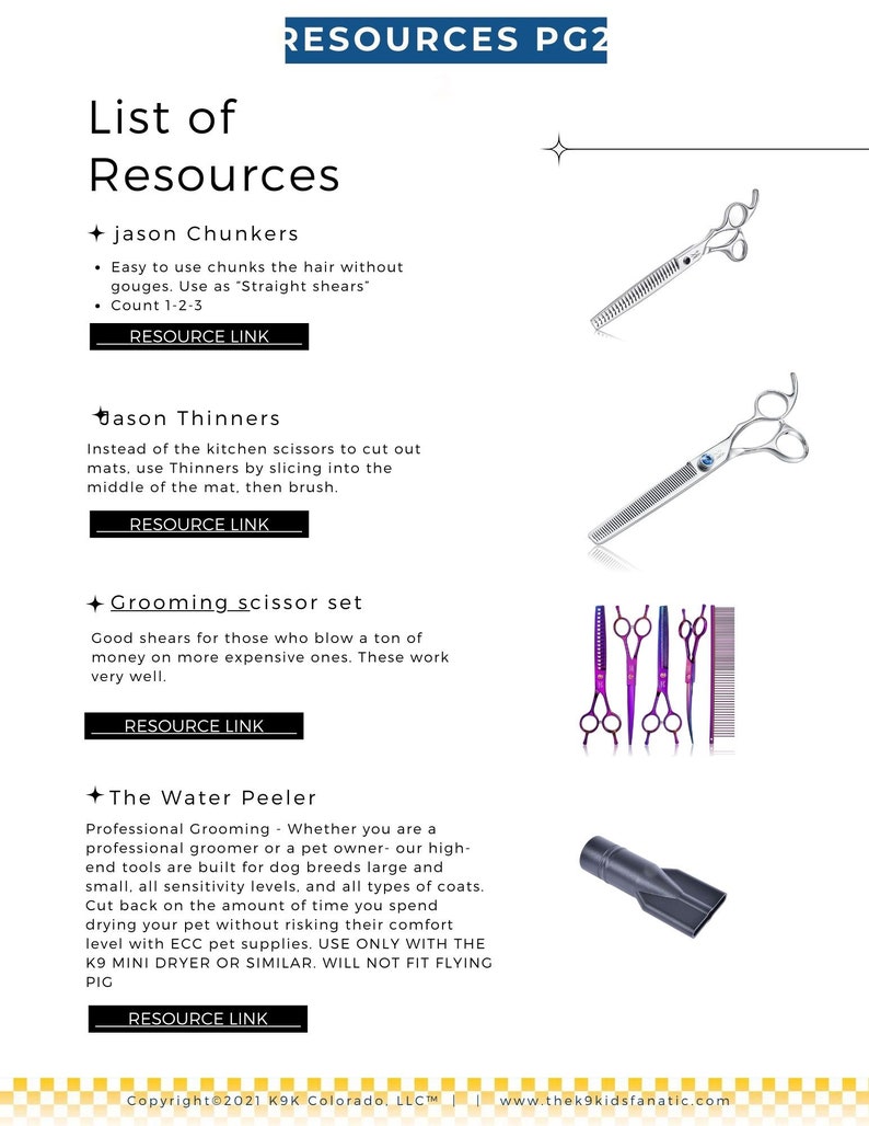 Grooming Checklist Planner - Etsy