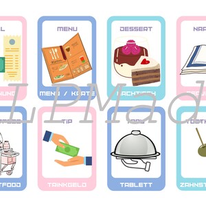 180+ Printable German Food and Drink Flash Cards, Resource for Learning ...