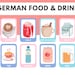 180+ Printable German Food and Drink Flash Cards, Resource for Learning ...