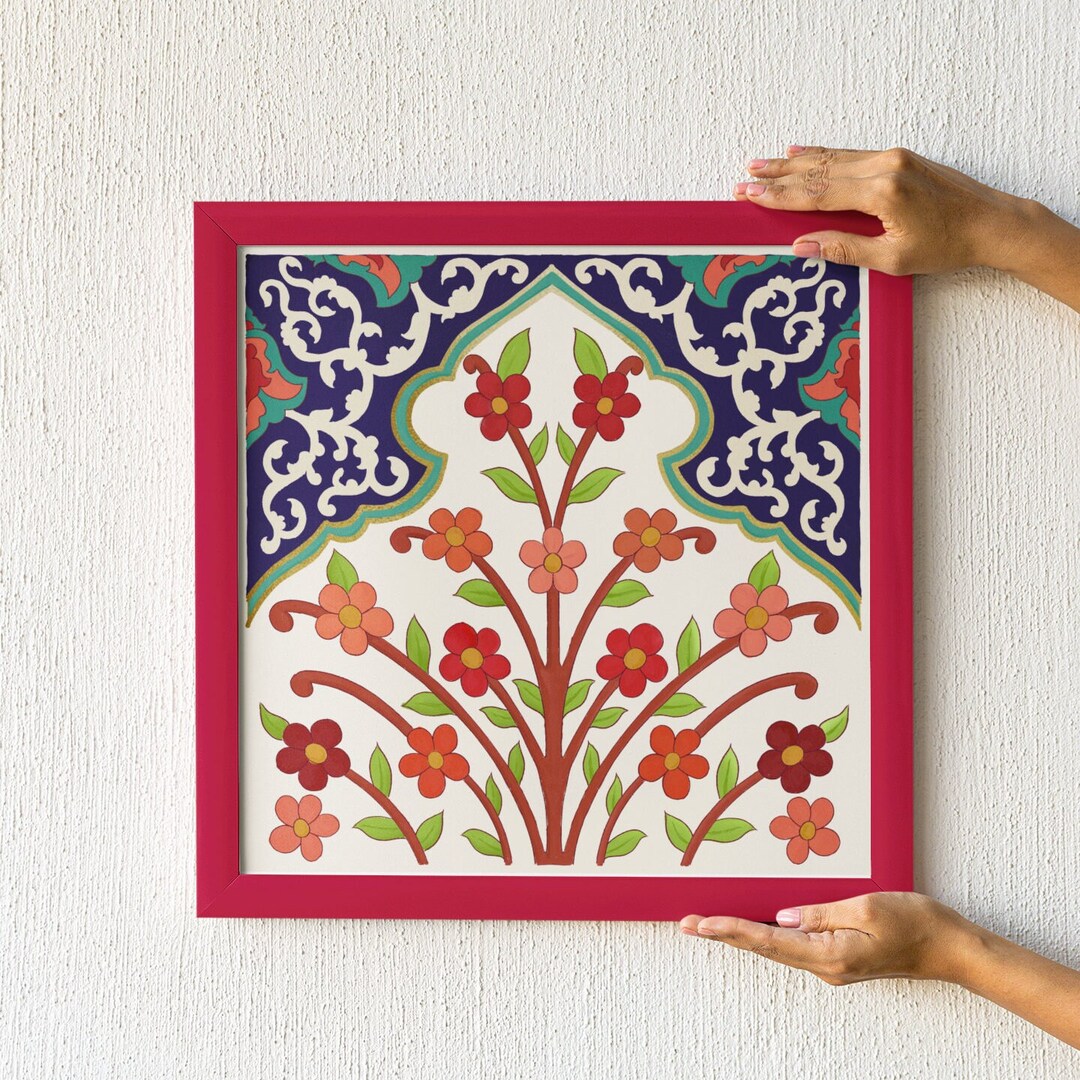 Persian Wall Art, Persian Art, Persian Miniature Painting, Tree of Life ...