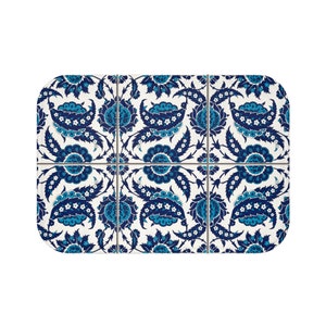 Bath Mat, Bathroom Rug, Persian Bath Mat, Turkish Bath Mat, Persian ...