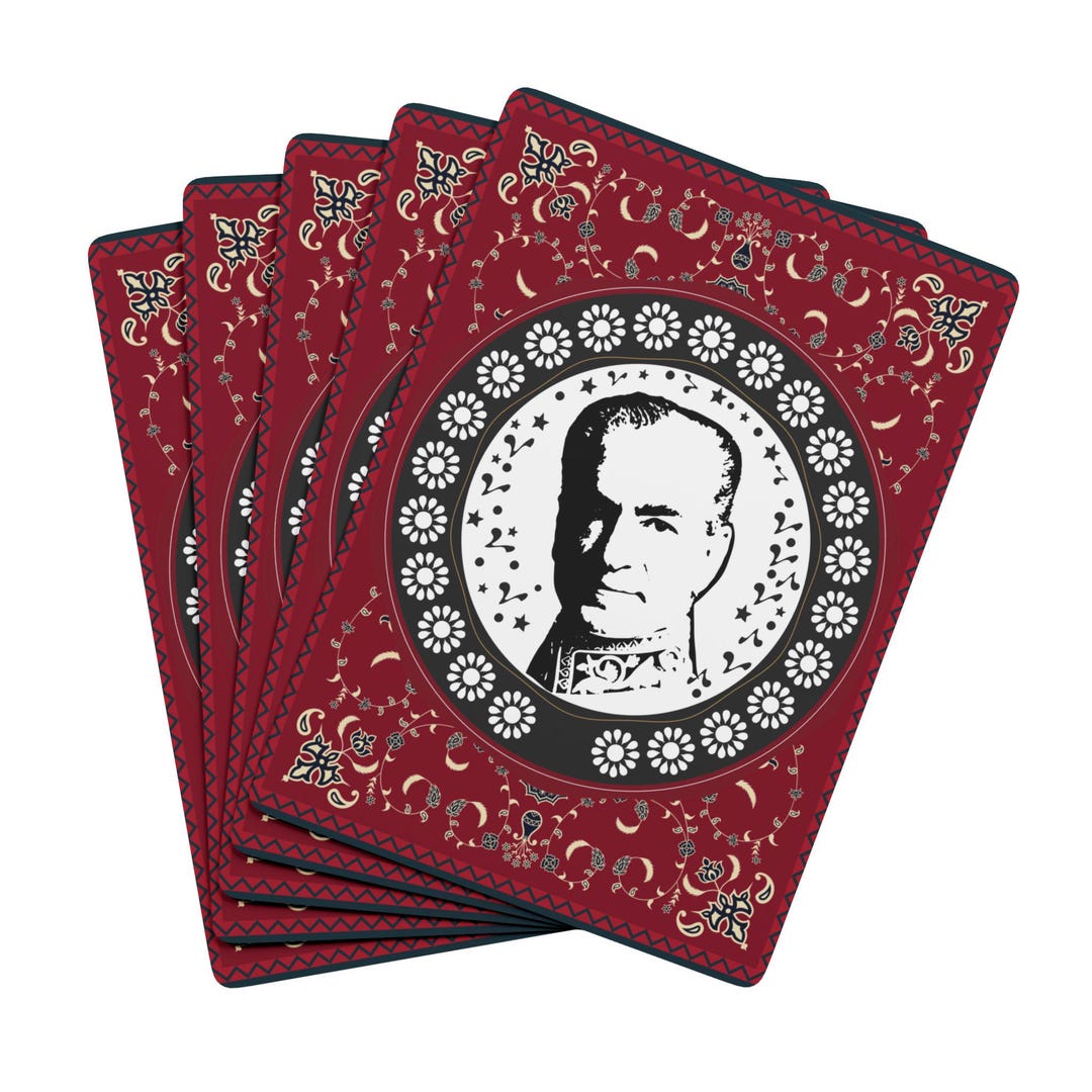 Persian Playing Card, Persian Shah, Persian King Playing Card, Googoosh ...