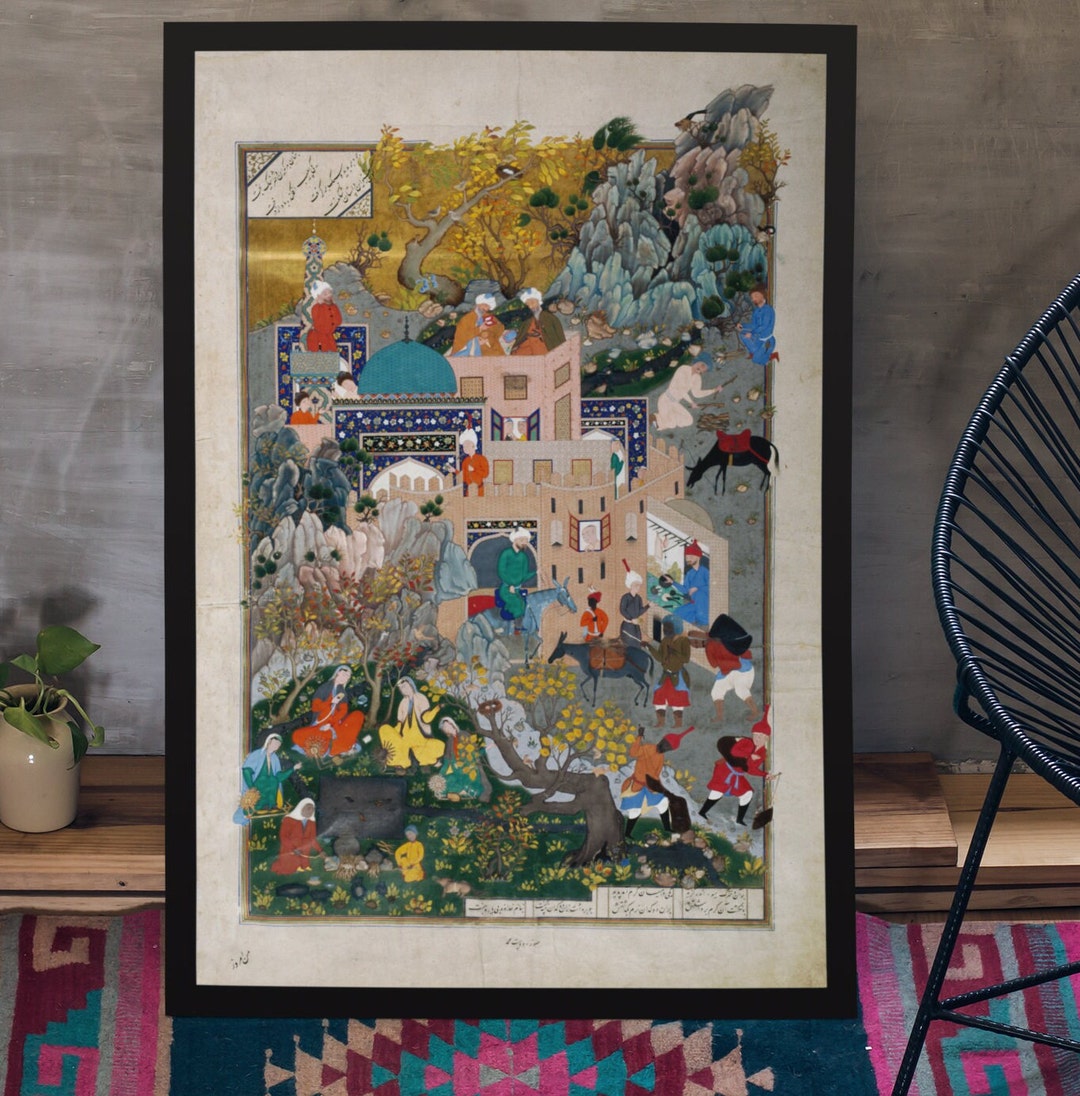 Persian Art, Persian Wall Art, Miniature Painting Persian, Shahnama ...