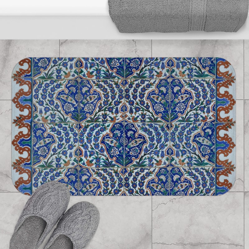 Moroccan Bath Mat - Etsy