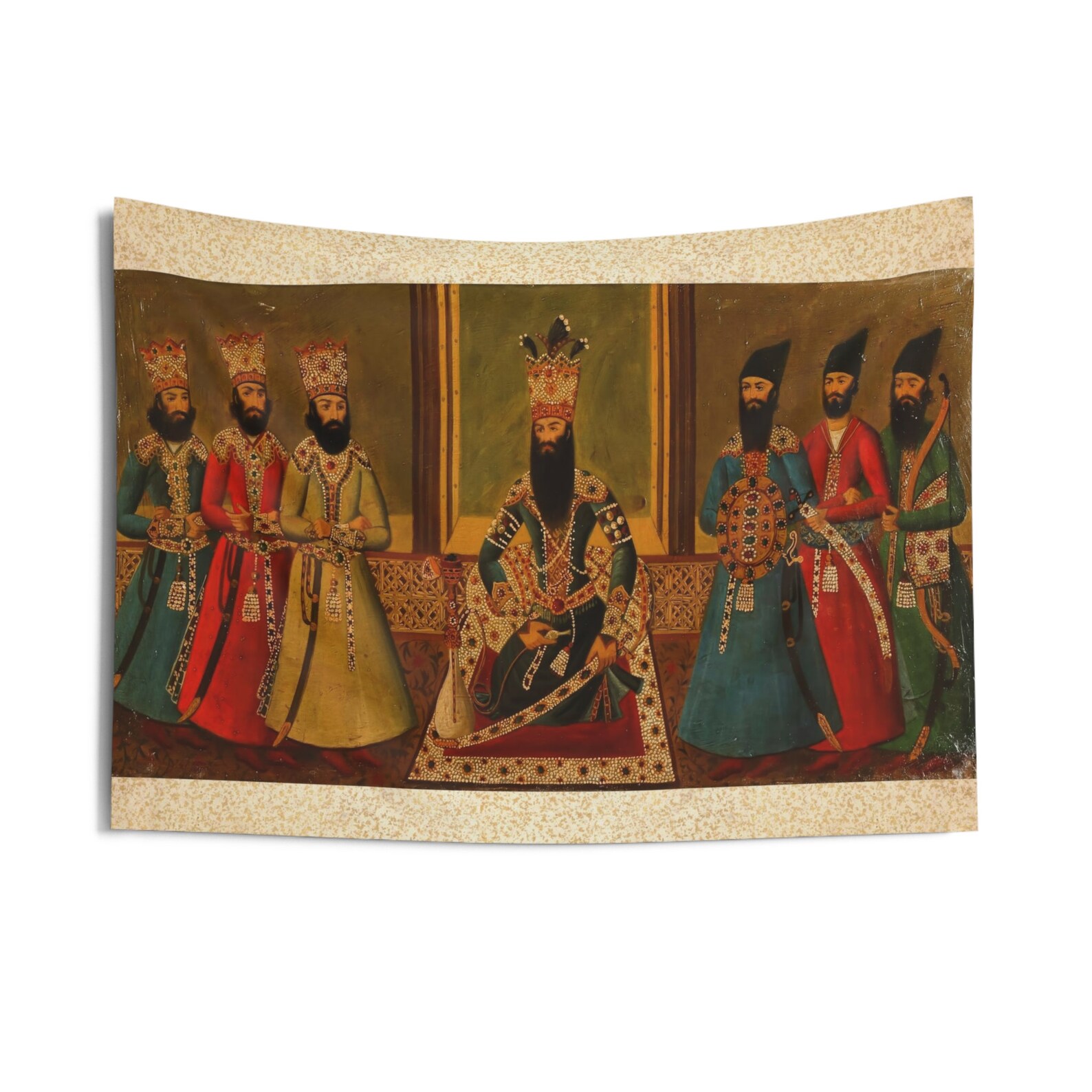 Persian Tapestry, Persian Wall Hanging, Oriental Wall Tapestry, Persian ...