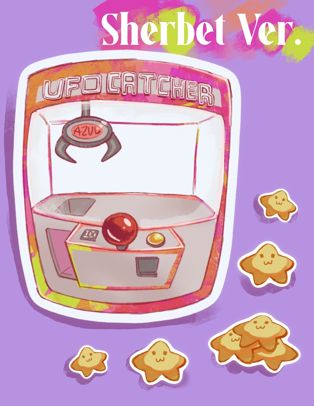 Claw Machine Sticker Kawaii Aesthetic - Etsy