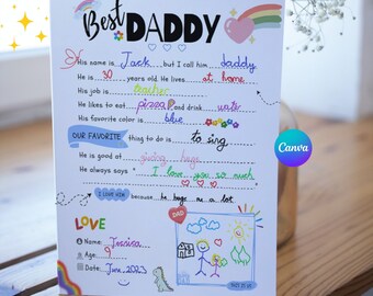Birthday Interview Birthday Interview Editable Answers - Etsy