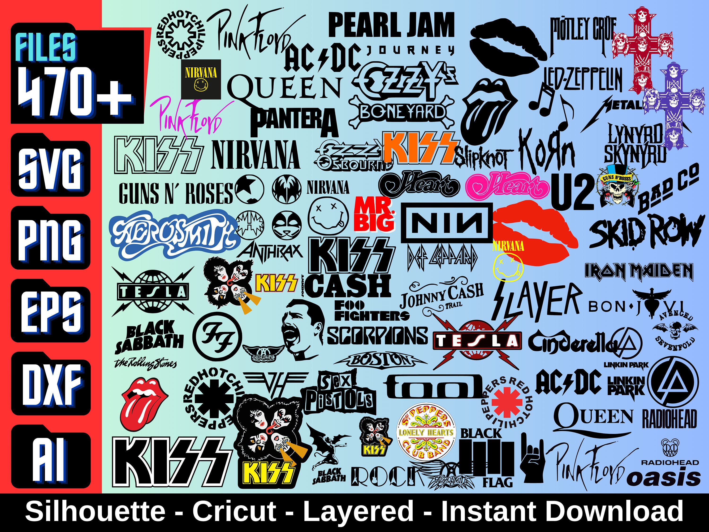 Rich History And Origin Of Rock Band Logos, 60% OFF