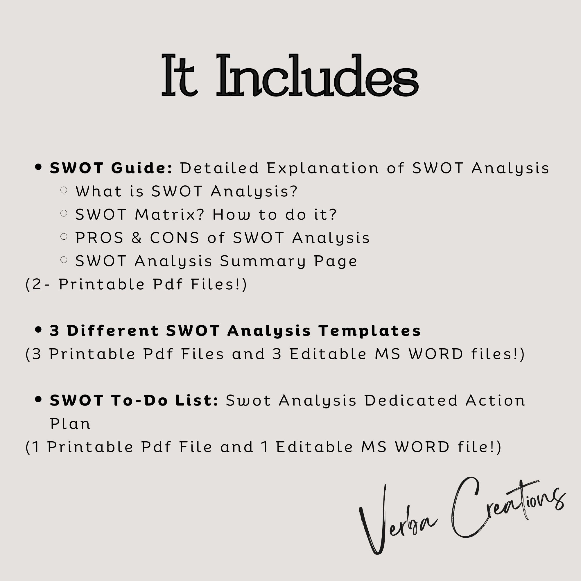 Etsy SWOT Analysis Template, Swot Guide, SWOT Matrix, Company Swot ... Etsy SWOT Analysis Template, Swot Guide, SWOT Matrix, Company Swot ...