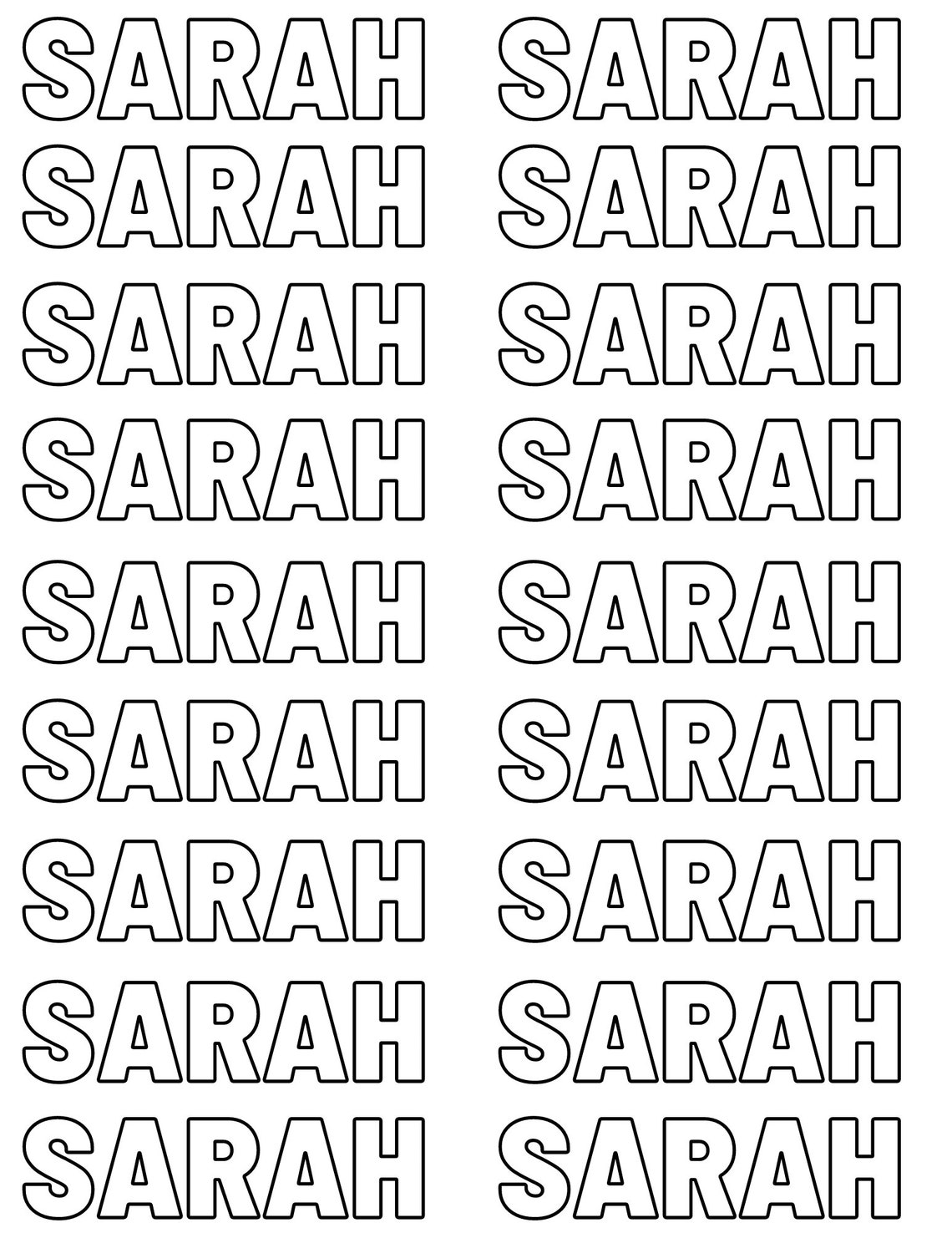 Name Coloring Page, Personalized Coloring Page, Custom Coloring Page ...