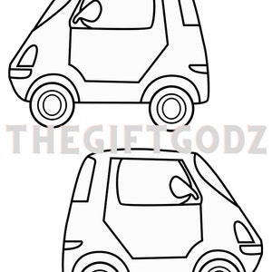 Car Lover Gift, Kids Coloring Pages, Coloring Book Pages, Digital ...