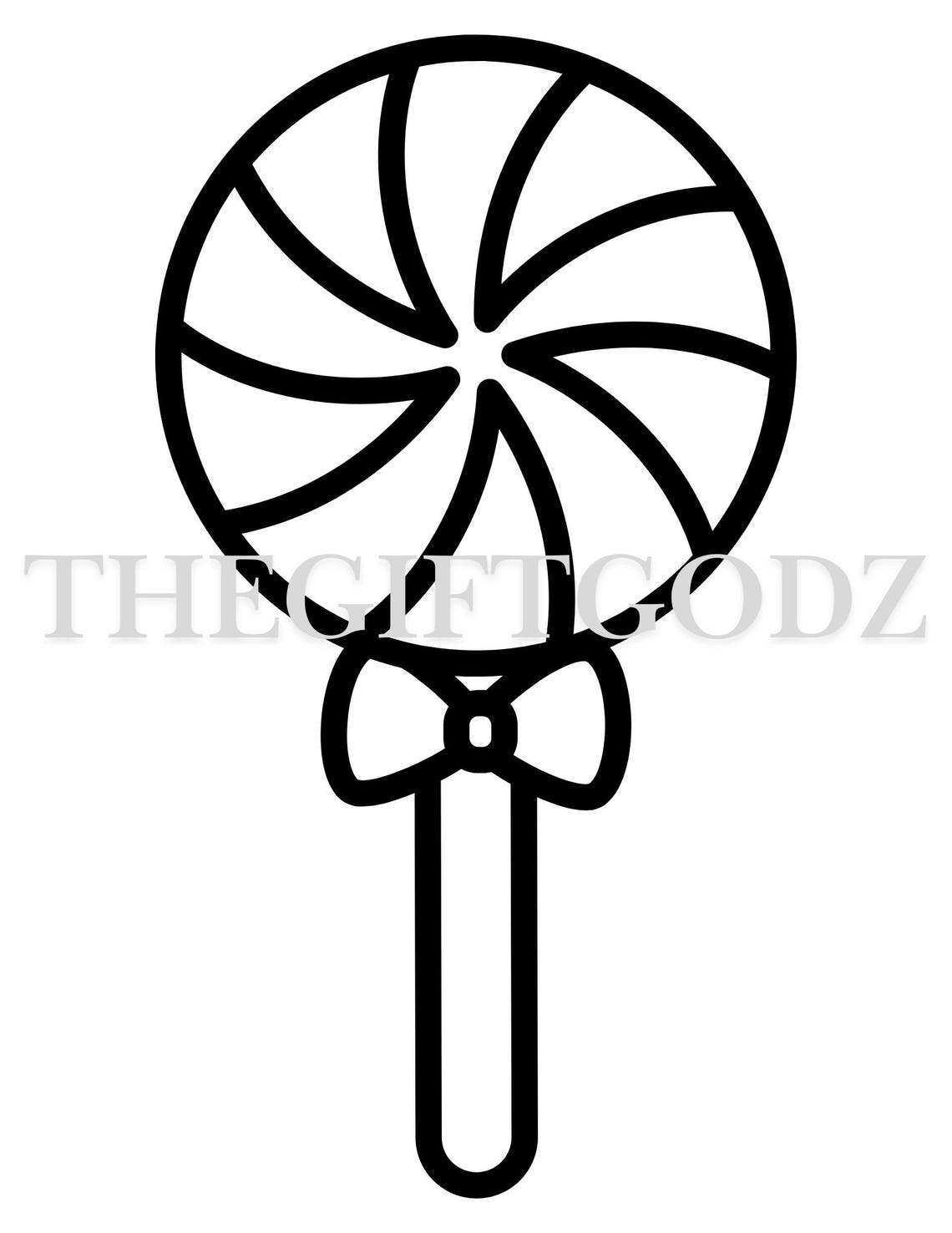 Peppermint Candy Coloring Pages, Peppermints Candy PDF, Holiday ...