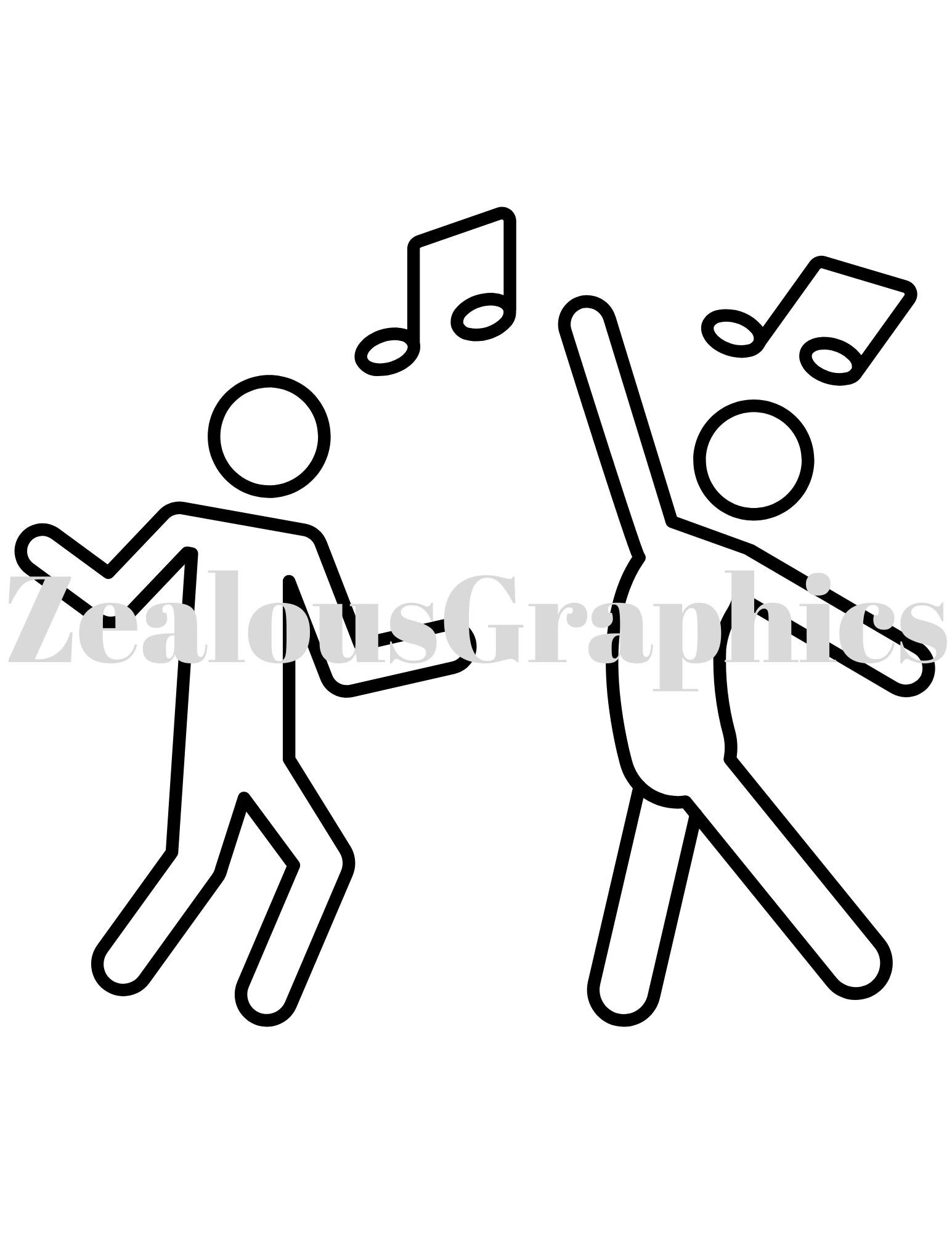 Dance Coloring Sheet, Dance Teacher Coloring Pages, Dance Printable ...