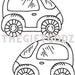 Car Lover Gift, Kids Coloring Pages, Coloring Book Pages, Digital ...