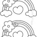 Rainbow Coloring Sheet, Rainbow Coloring Pages, Coloring Book Pages ...