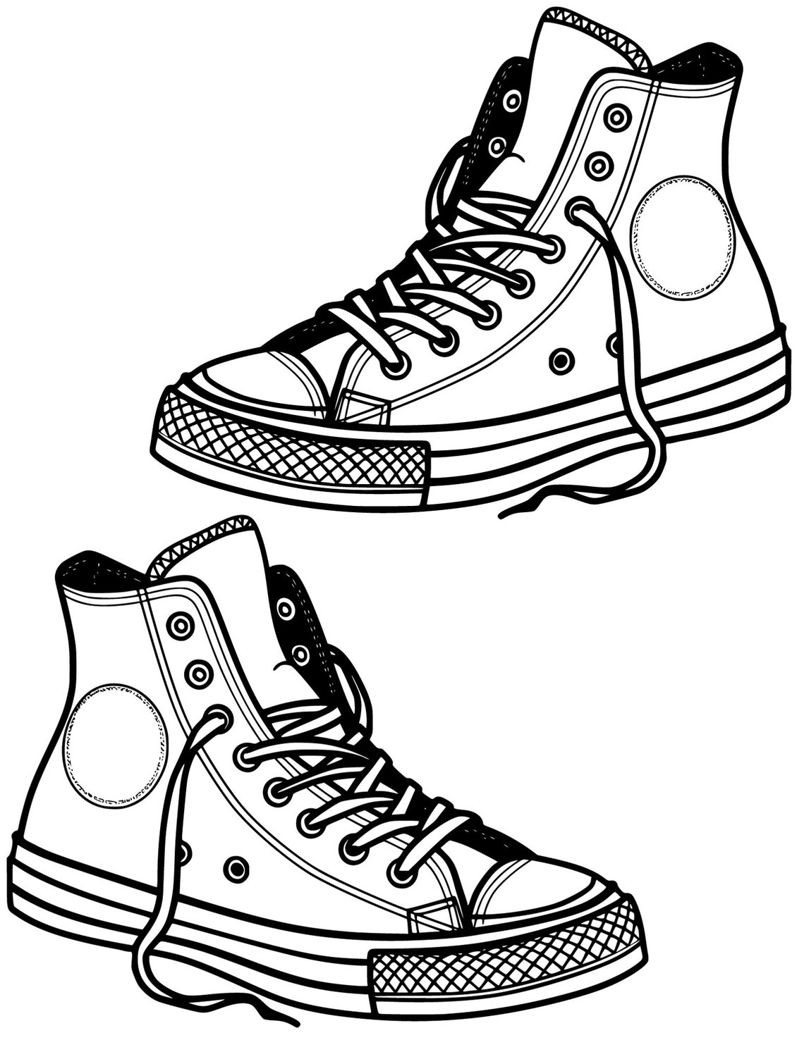 Sneaker Coloring Book, Sneaker Art Coloring for Adults, Sneaker Head ...
