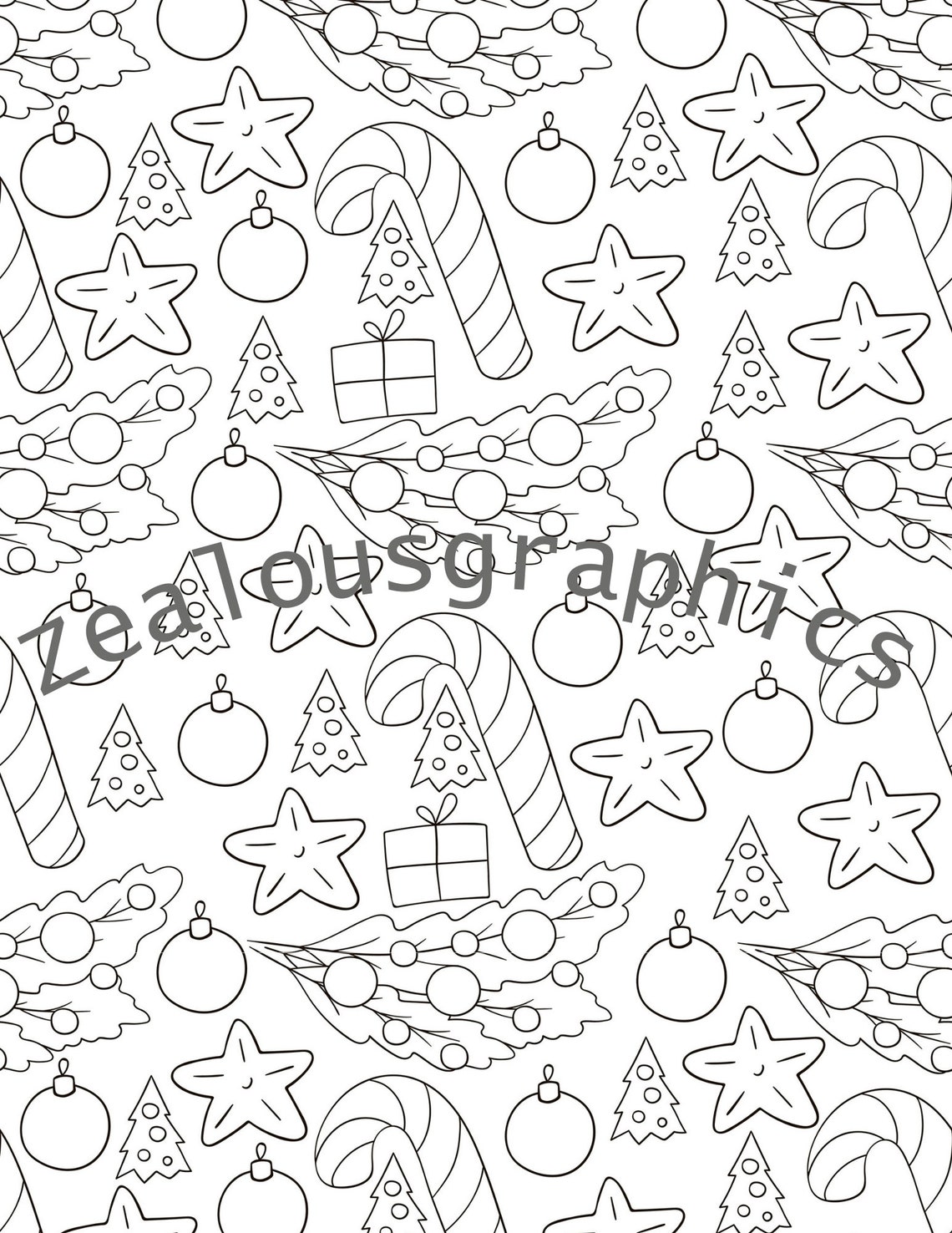 Christmas Coloring Pages, Winter Coloring Page Printable Christmas ...