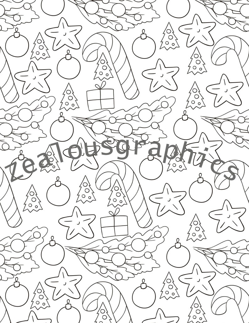 Christmas Coloring Pages, Winter Coloring Page Printable Christmas ...