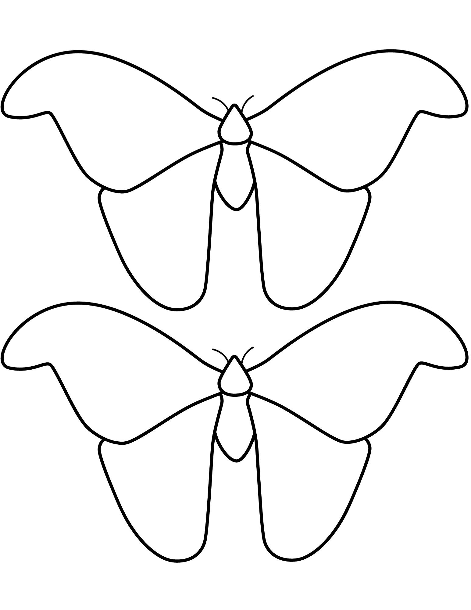 Butterfly Coloring Pages Digital Download, Coloring Butterfly Digital ...