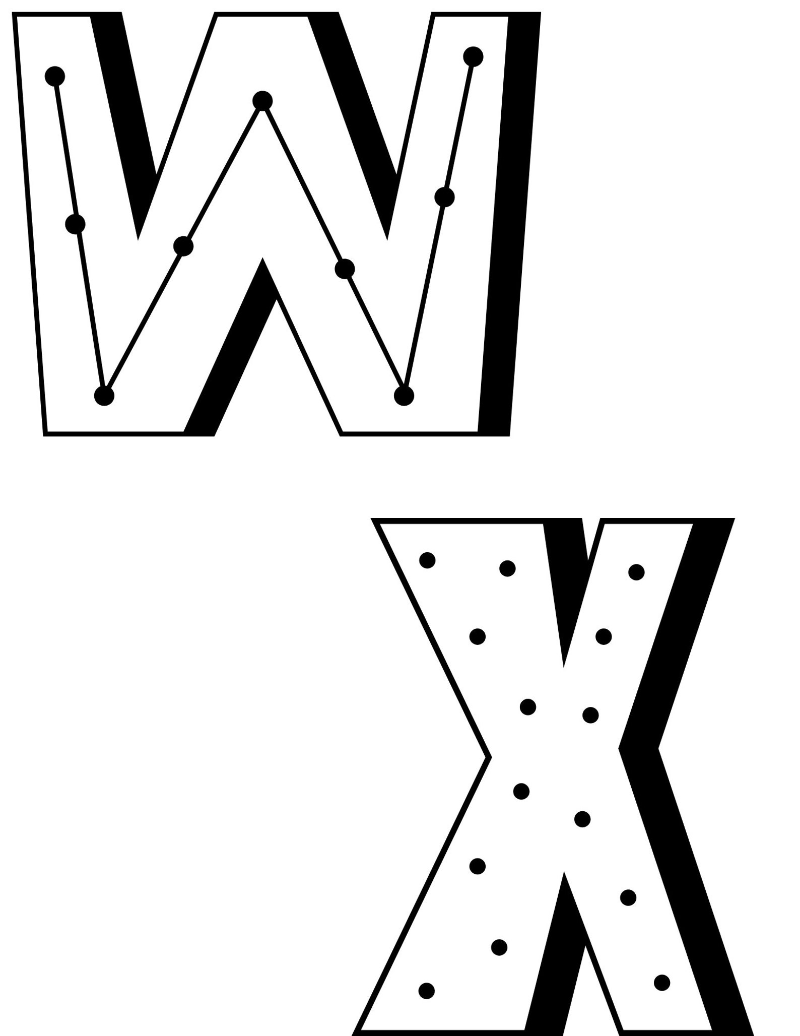 ABC Coloring Pages, Kids Coloring Pages, Digital Files Download ...