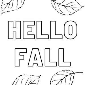 Fall Coloring Pages Printables, Coloring Pages Printables, Fall Prints ...