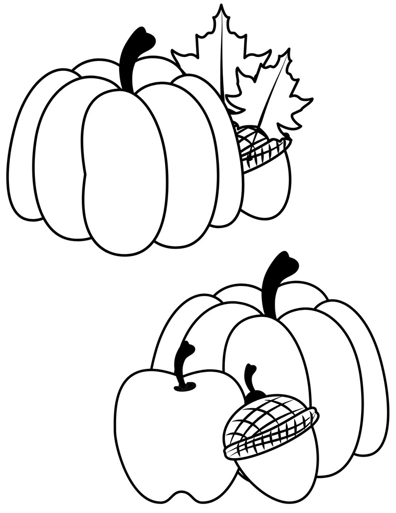 Fall Coloring Pages Printables, Coloring Pages Printables, Fall Prints ...