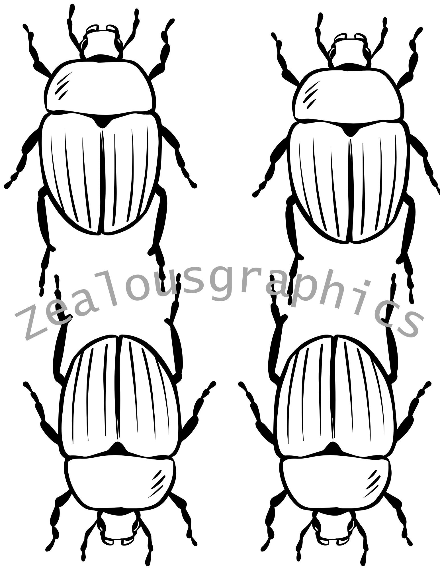 Insect Coloring Book, Coloring Pages Printable, Coloring Book Pages ...