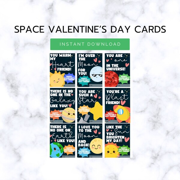 Space Valentine - Etsy