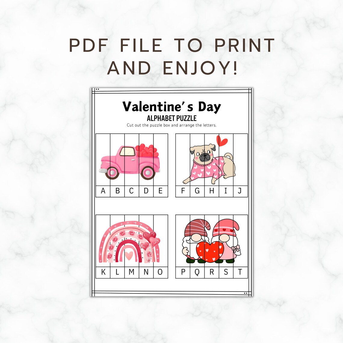 Printable Valentine's Day Kids Activities Valentine's Day Activity Book ...