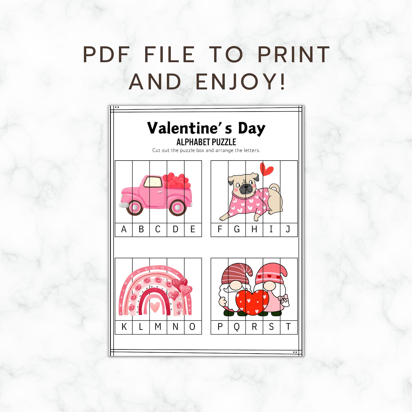 Printable Valentine's Day Kids Activities Valentine's Day Activity Book ...