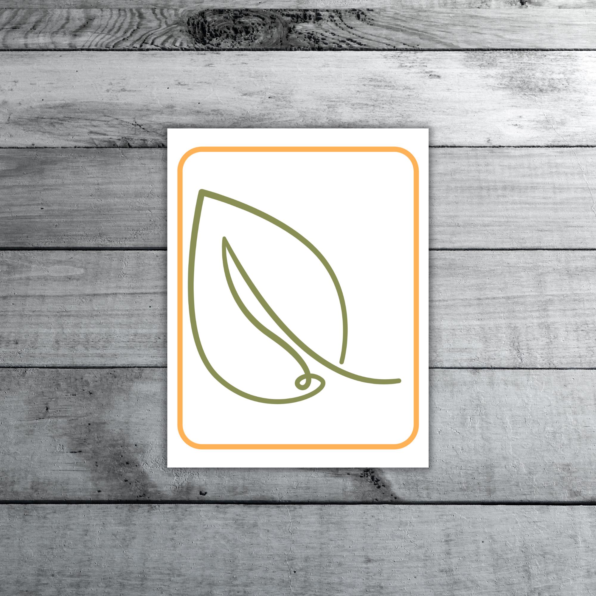 Fall Themed Tracing Cards for Kids Breathing Cards for Toddlers ...