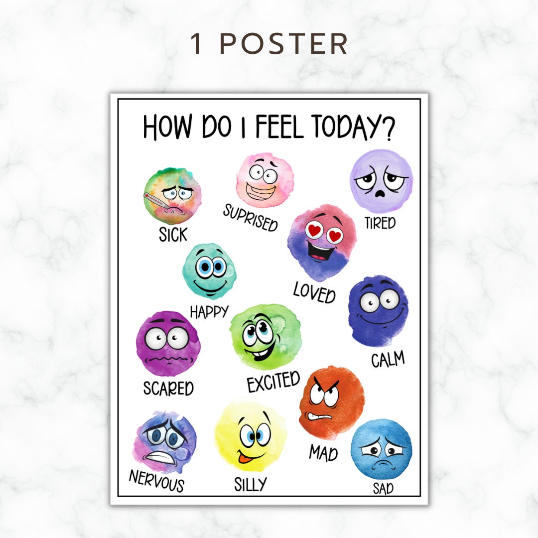 What Am I Feeling | Identifying Emotions and Feelings Worksheets for ...
