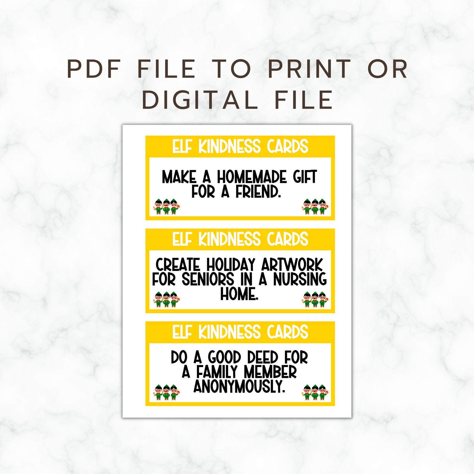 Christmas Kindness Activities for Kids | Kindness Elf Game | Kindness ...