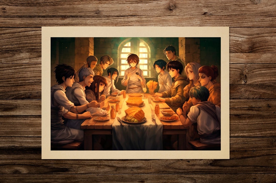 The Last Supper in Anime Style - Etsy