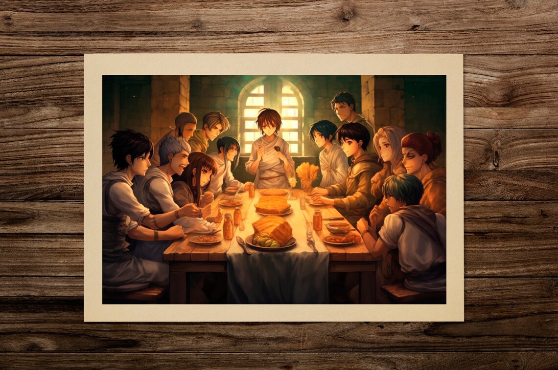 The Last Supper in Anime Style - Etsy