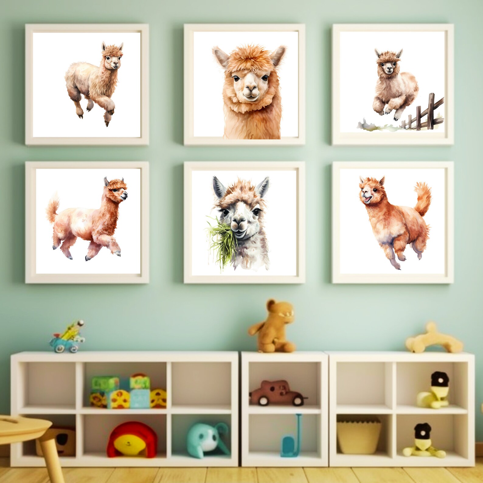 Alpaca Watercolor Clipart Transparent Background PNG Drawing Crafting ...