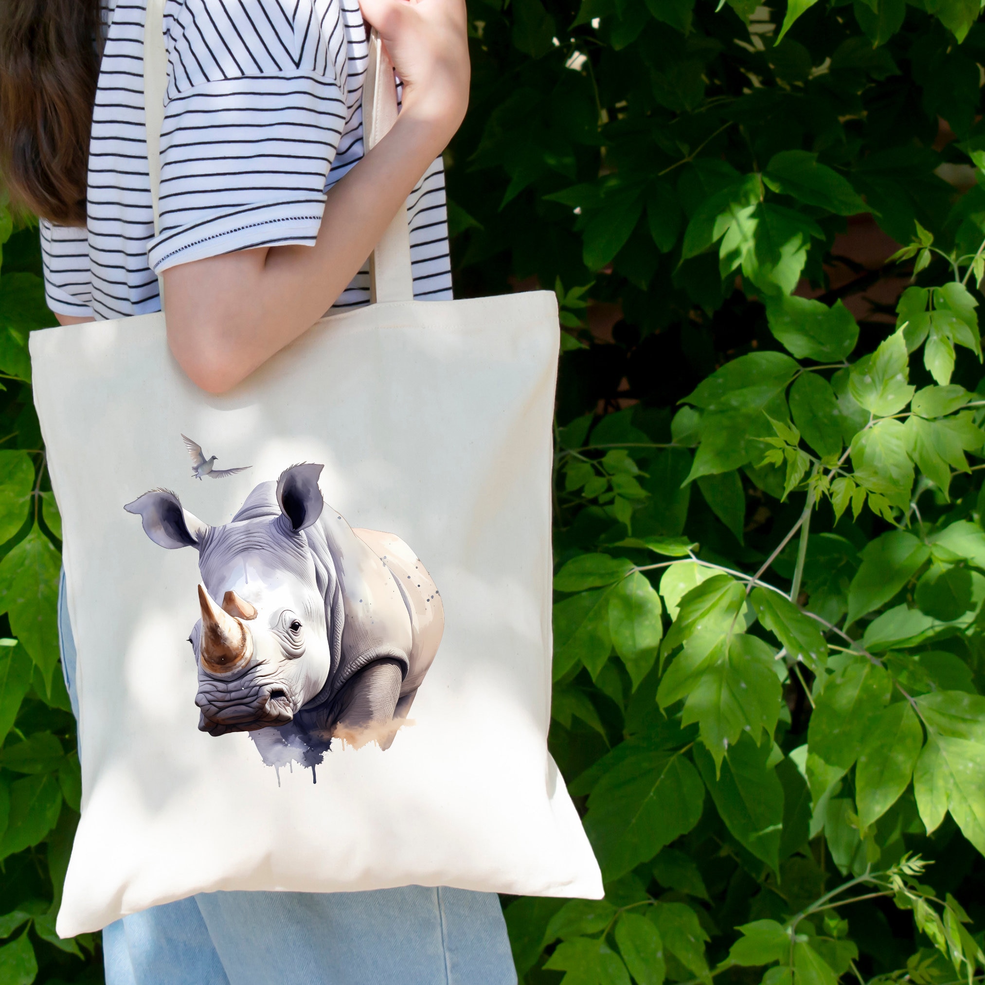 Rhino Watercolor Clipart Transparent Background PNG Drawing - Etsy