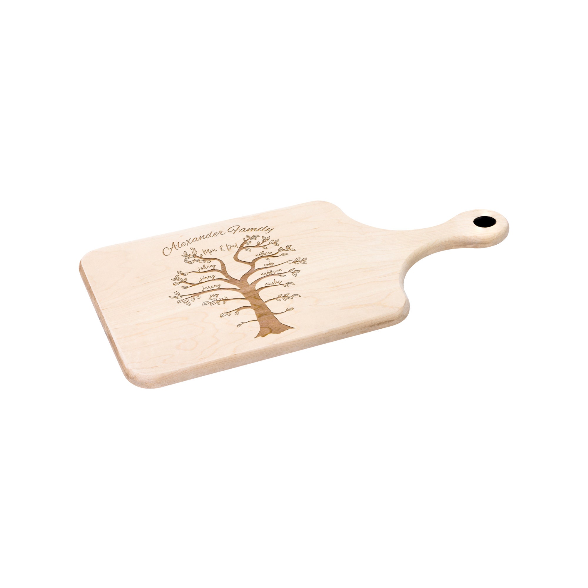 Personalized Family Tree Engraving Wedding Engagement Gift - Etsy