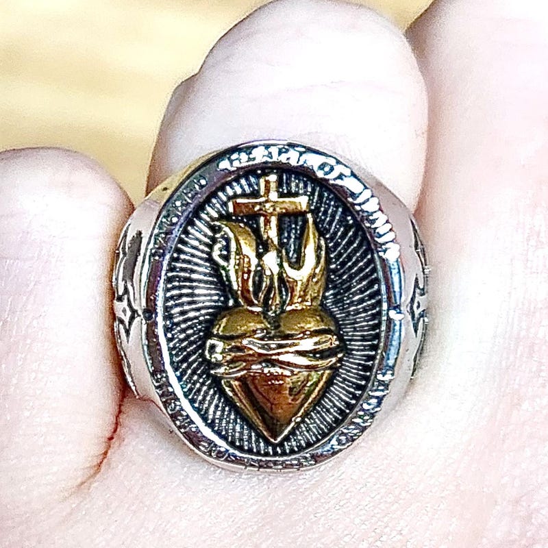 Jesus Ring - Etsy