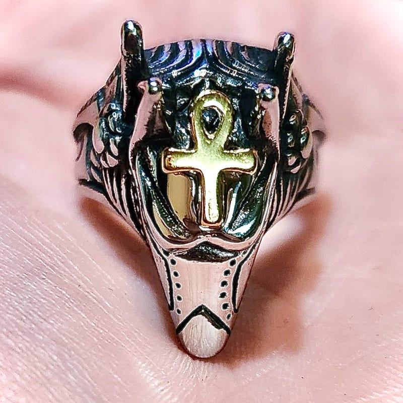 Anubis Ring - Etsy