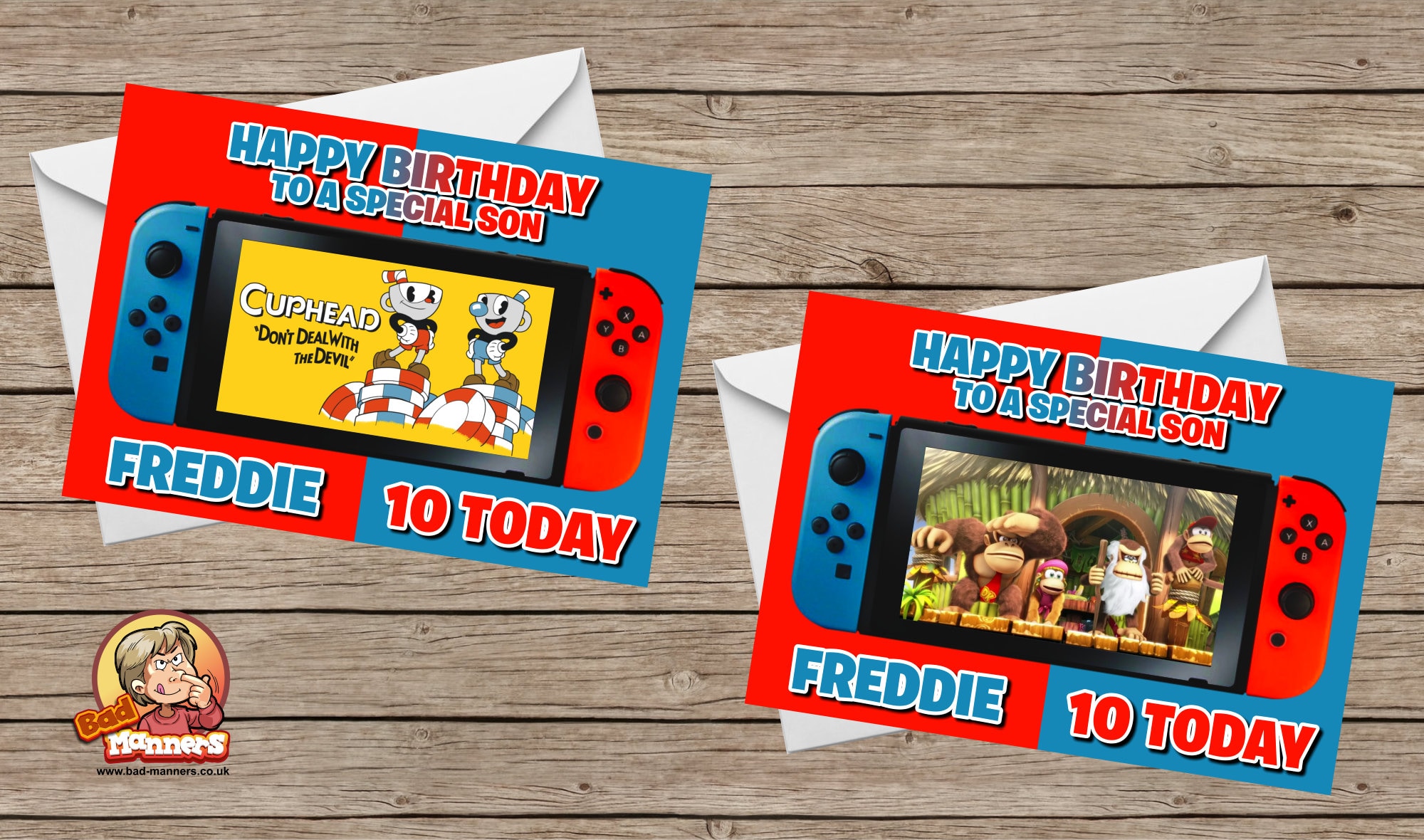 Personalised Nintendo Switch Themed Birthday Card for Son / - Etsy UK