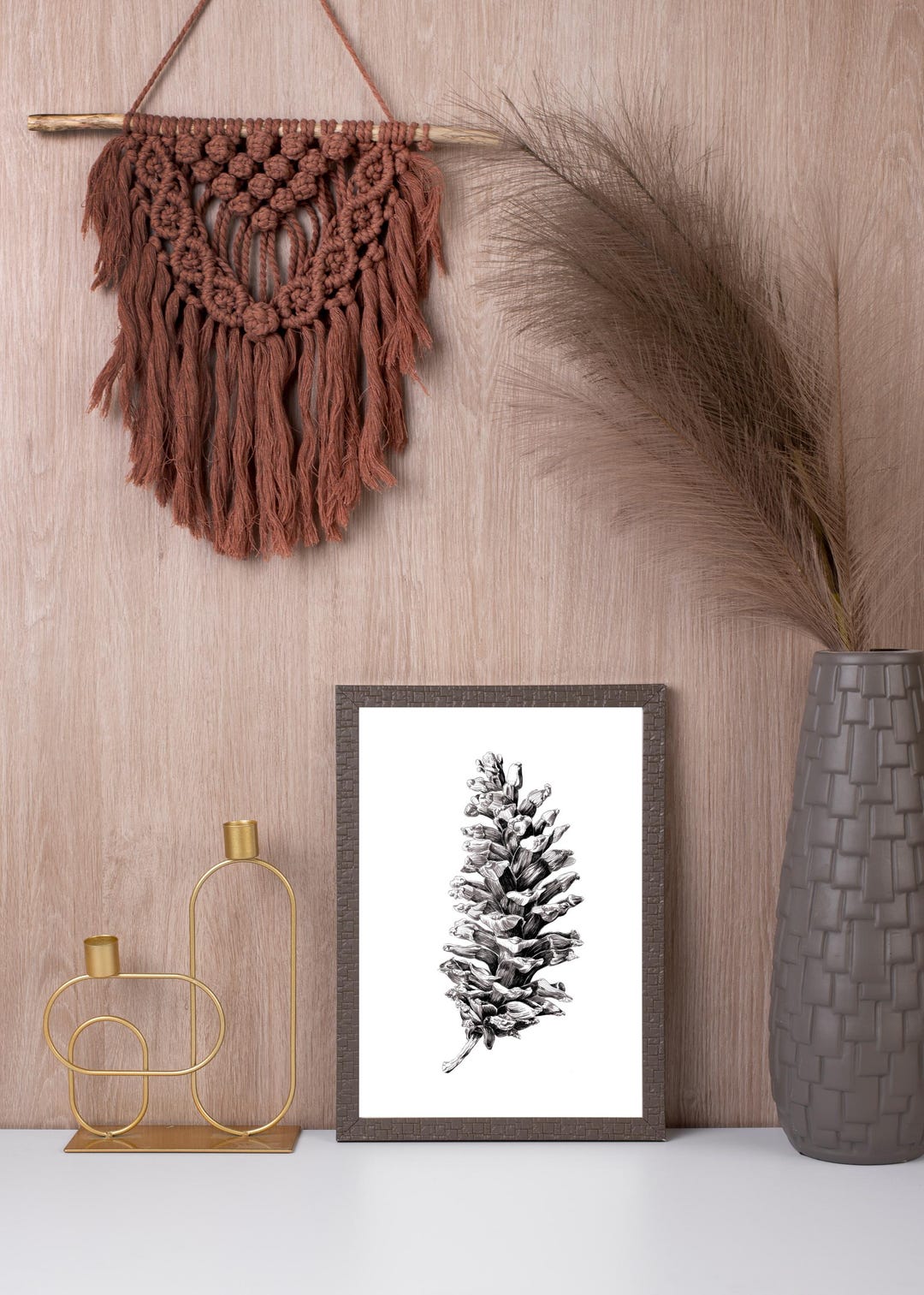 Pine Cone (giclee Print) - Etsy