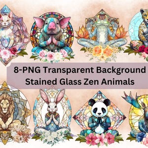 Zen Animals, Clip Art, Downloads, Mental Health, Self Help - Etsy
