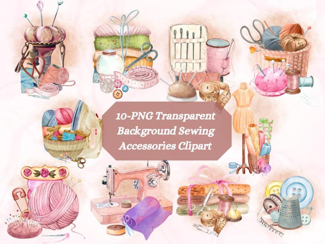 Sewing, Clip Art, Patterns, Digital, Sewing Machines, Watercolor ...