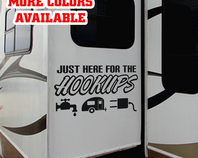 When the RV is Rockin Don't Come Knockin Decal, Fifth Wheel Decal ...