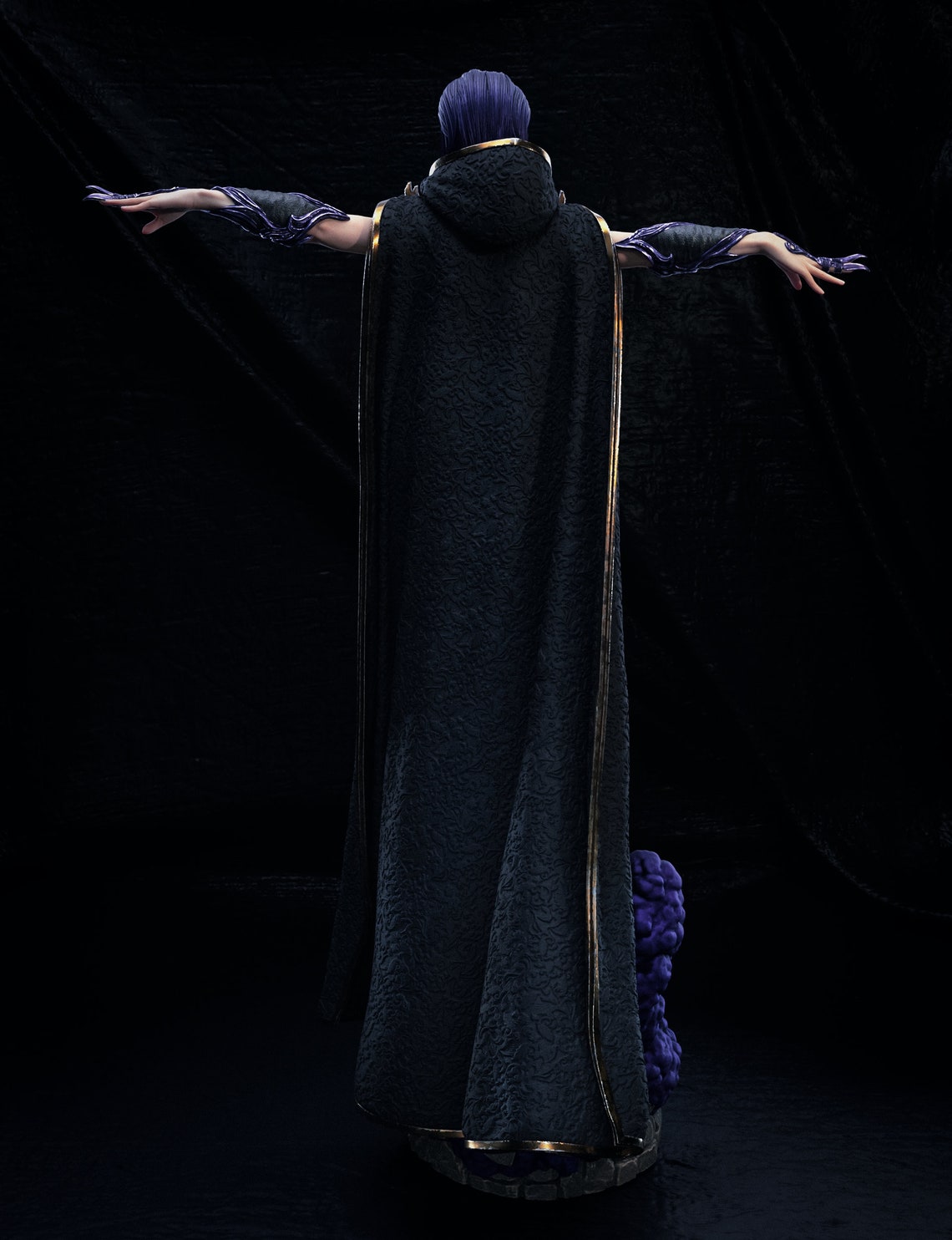 Raven Figure, 3D Printed, Painted Figure, Holiday Gift, Anime Figure ...