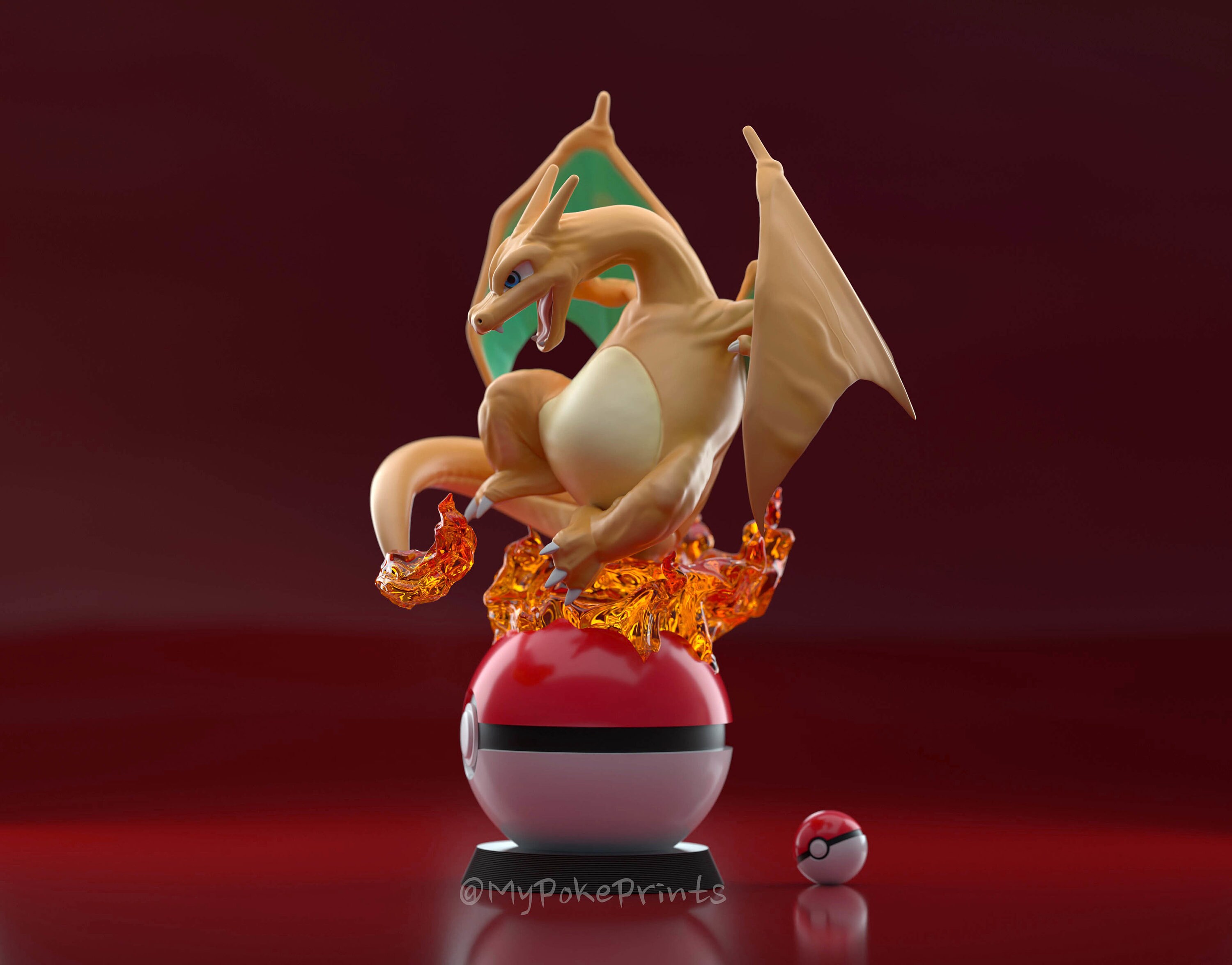 Charizard 3D Statue. Halloween Decoration. Collectible Figure. - Etsy