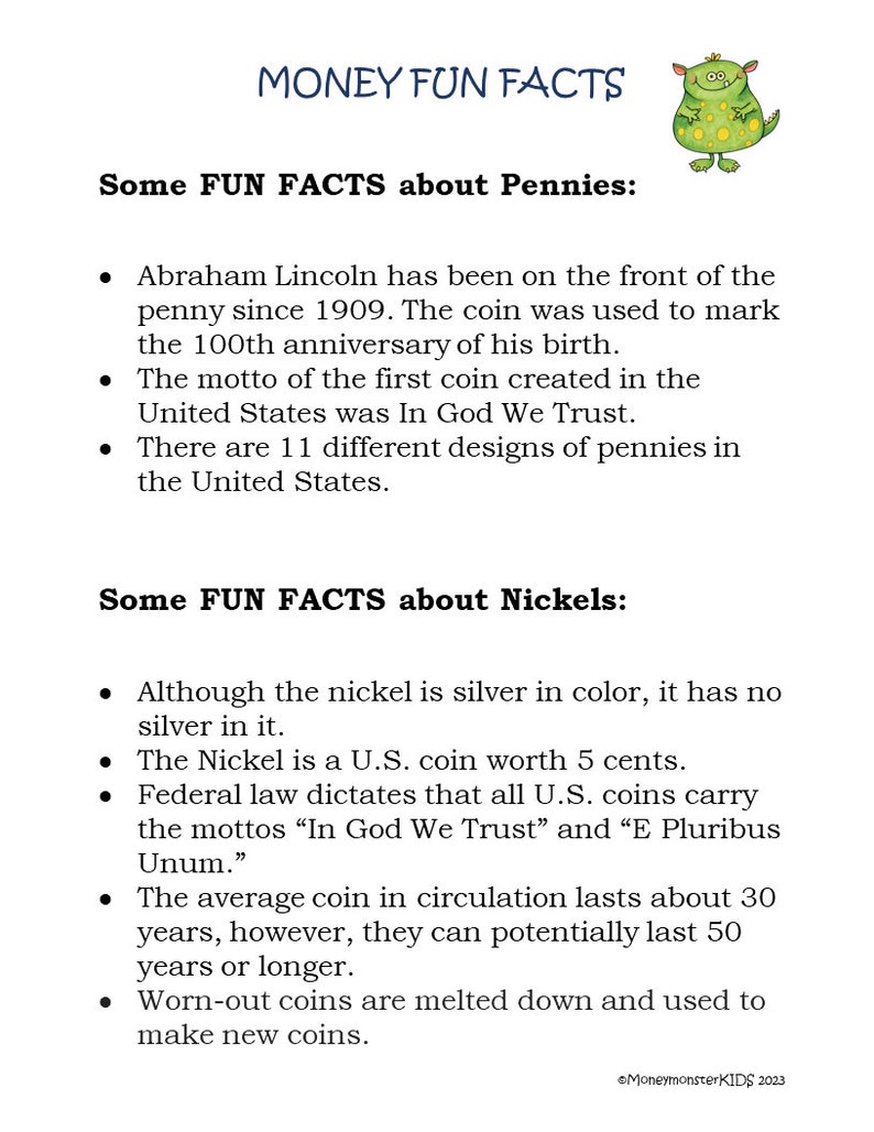 Money Worksheets, Money Activities, Count Coins, Identify Dollars ...